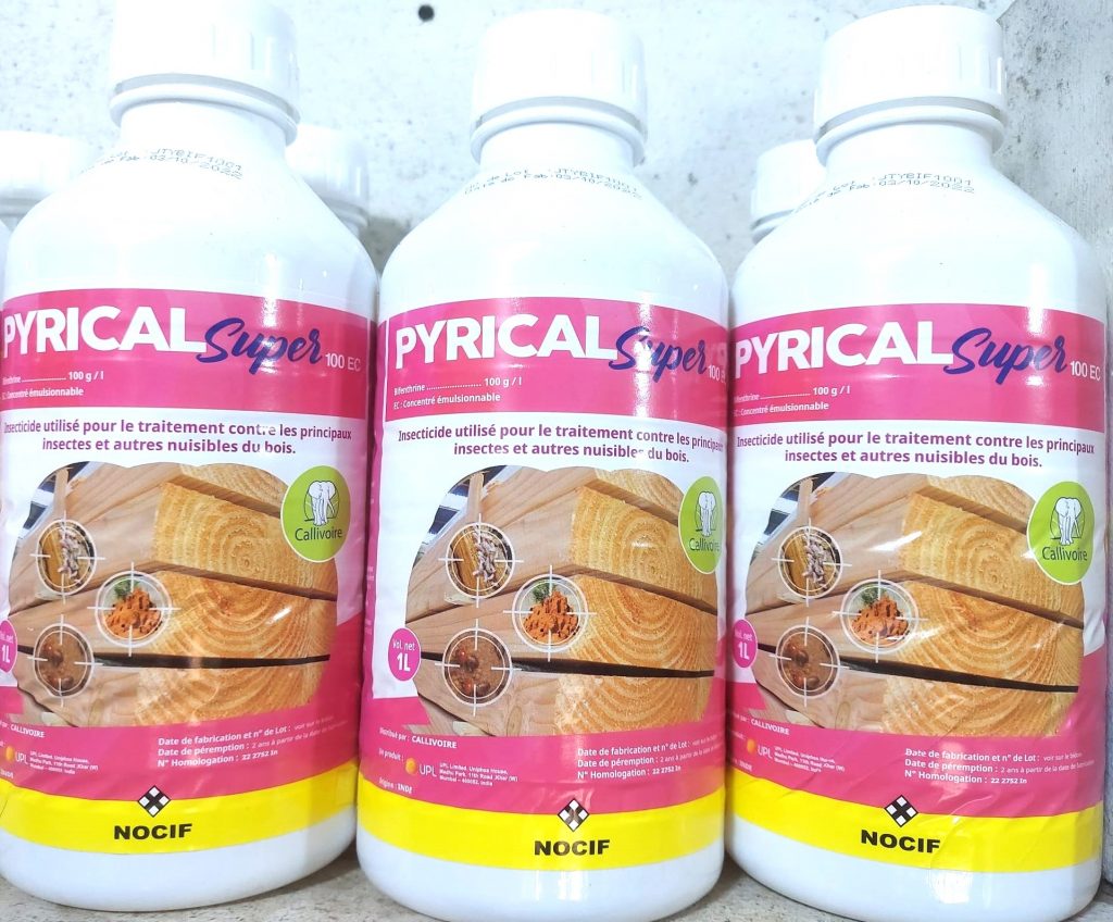 Insecticide PYRICAL SUPER 100 EC 1 litre – Bois, sol – TmBusiness