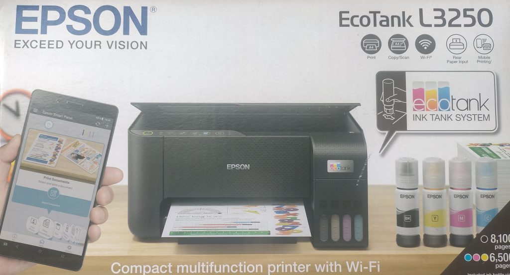 EPSON Imprimante couleur EcoTank L3250 – TmBusiness
