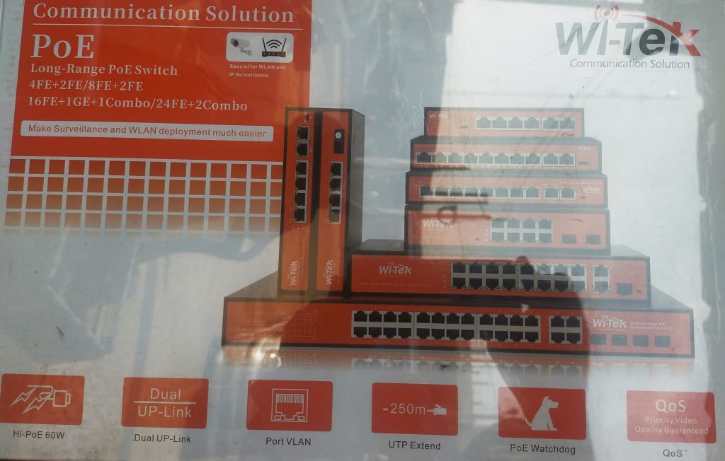 WITEK Switch POE 8 X POE 1 GB – TmBusiness