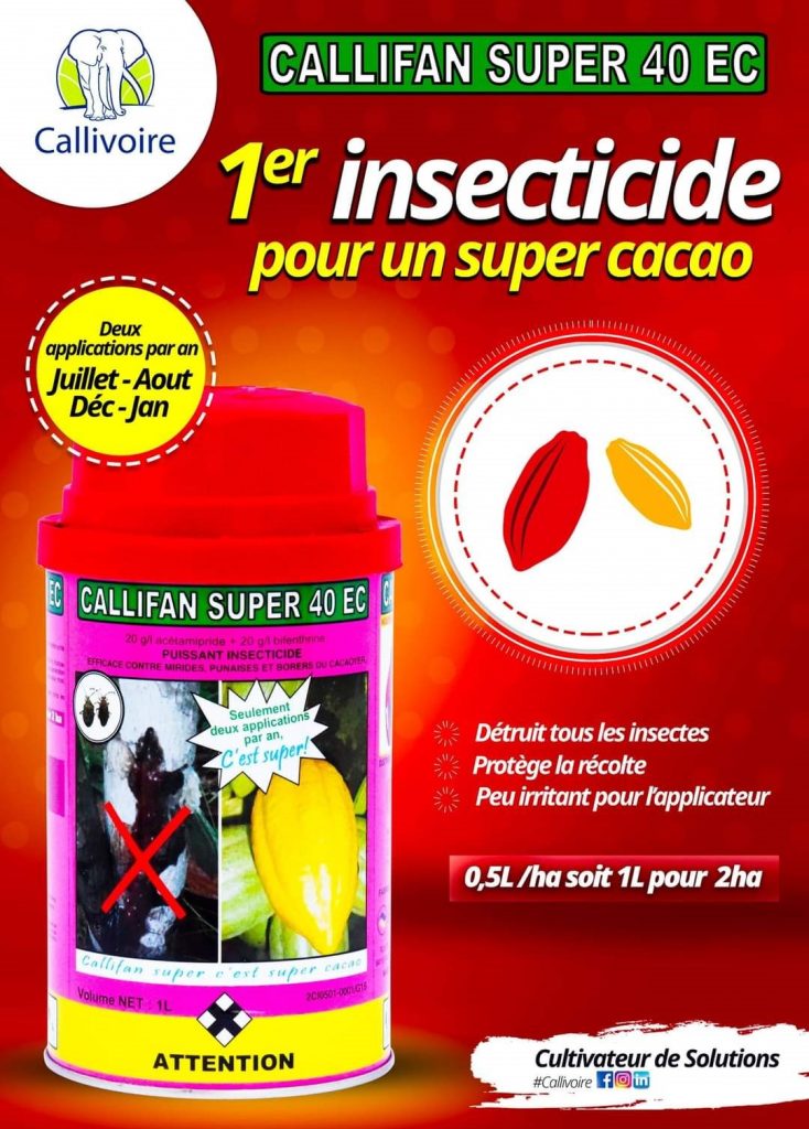 Insecticide CALLIFAN SUPER 40 EC 1 litre – Cacao – TmBusiness