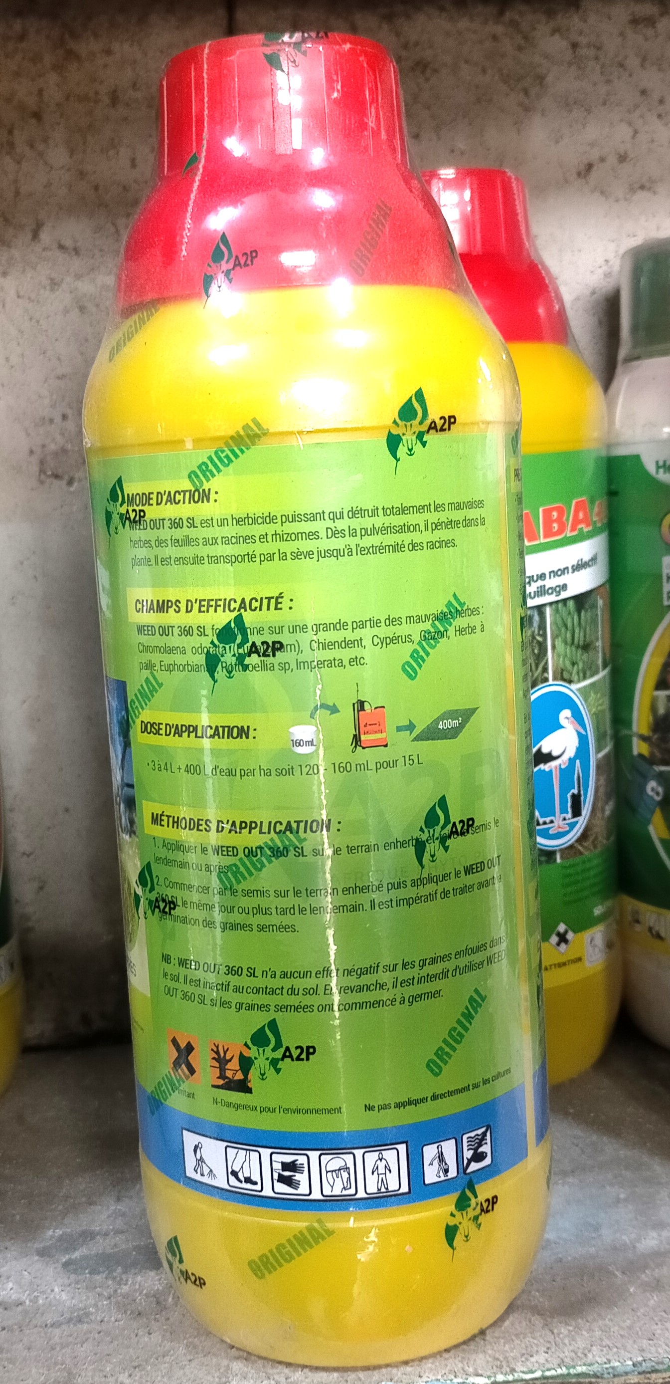 Herbicide liquide total WEED OUT 360 SL 1 litre – Toutes les cultures ...