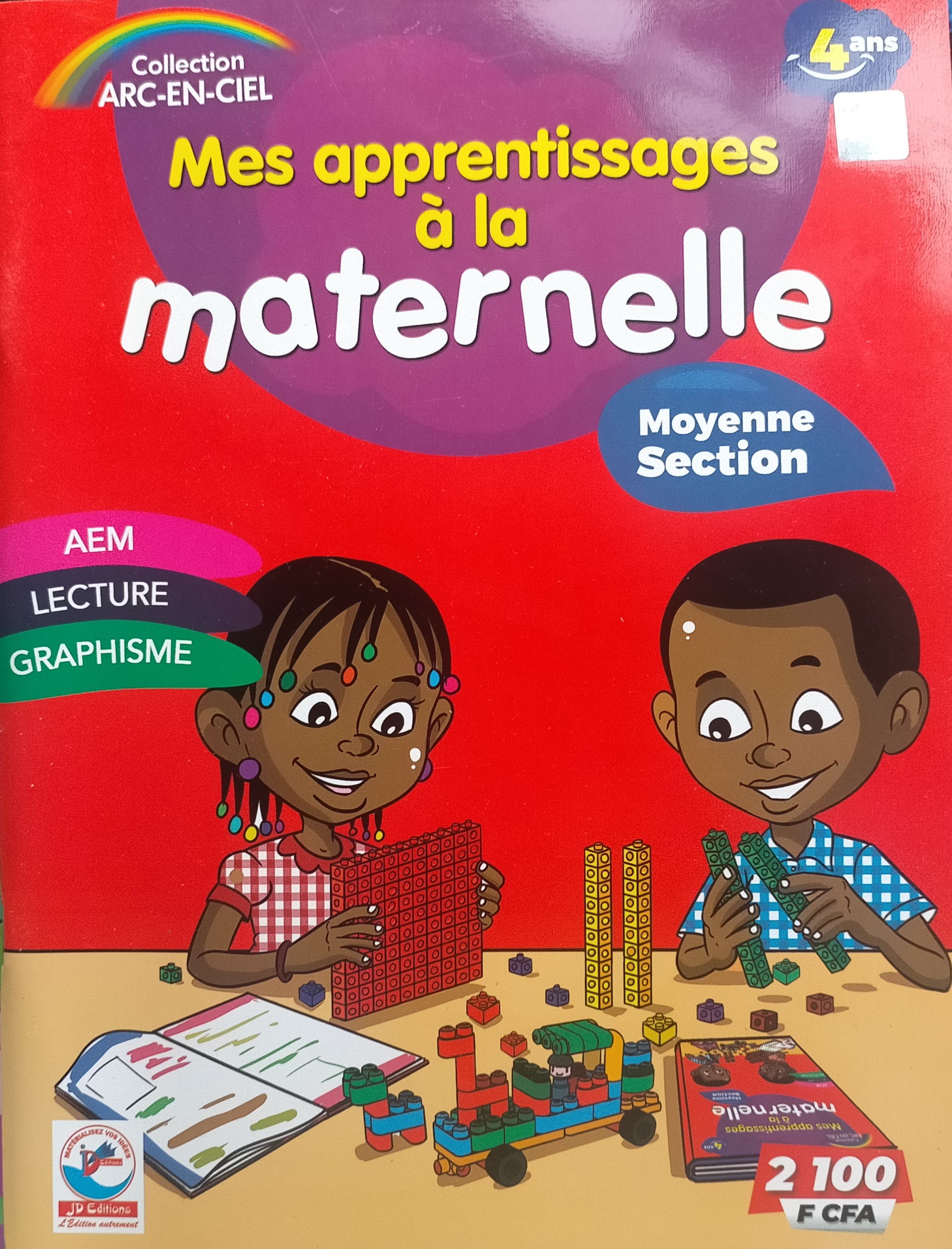 Mes apprentissages à la maternelle MS 4ans – Maths, EDHC, AEC – Collection Arc-En-Ciel – TmBusiness