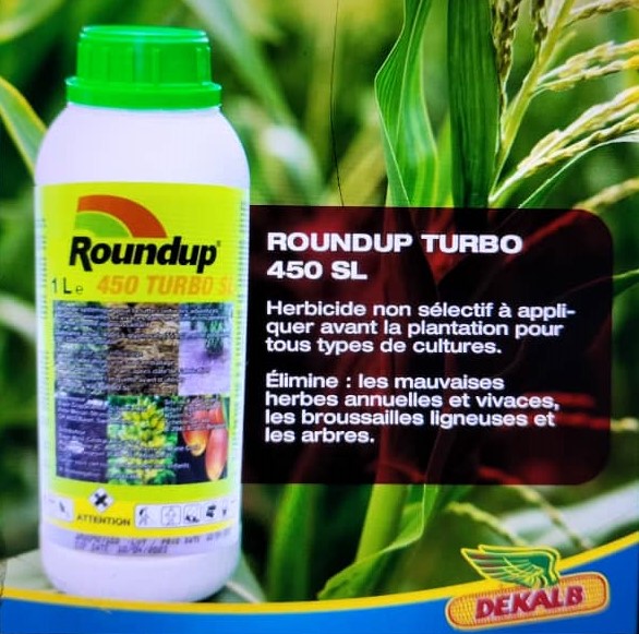 Herbicide liquide non sélectif ROUNDUP 450 TURBO SL 1 litre – Maïs ...