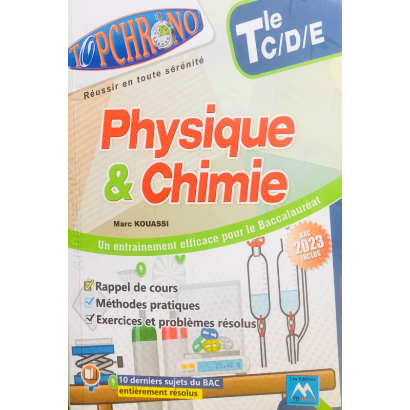 TOPCHRONO Physique et Chimie Tle – Les Editions Matrice – TmBusiness