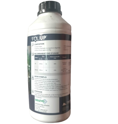 Fertilisant foliaire FOLIUP 1 litre – Banane, riz – TmBusiness