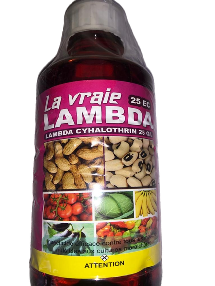 Insecticide liquide La vraie LAMBDA 25 EC 1 litre – Cultures maraichères et vivrières – TmBusiness