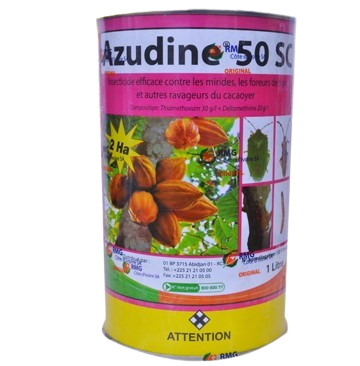 Insecticide liquide AZUDINE 50 SC 1 litre – Cacao – TmBusiness
