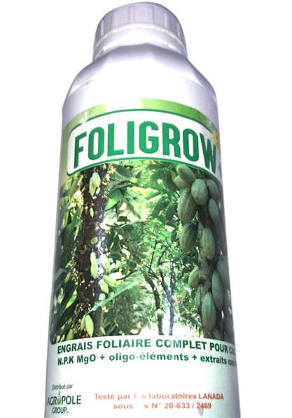Engrais foliaire FOLIGROW 1 litre – Spécial cacao – TmBusiness