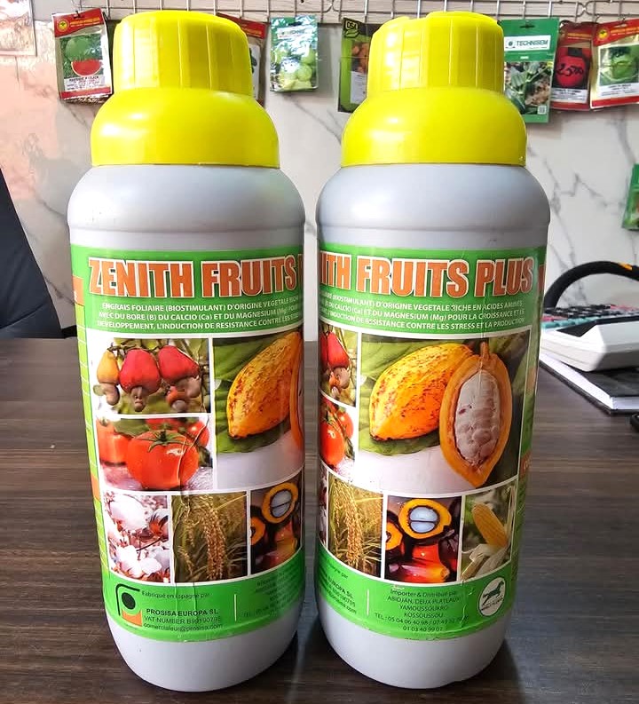Engrais foliaire Bio ZENITH FRUIT PLUS 1 litre – Toutes les cultures ...