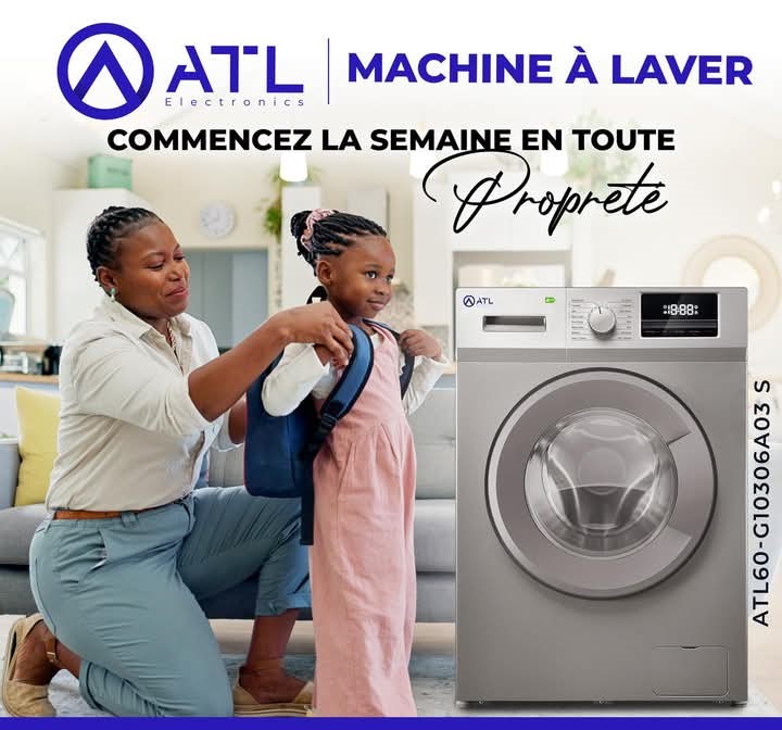 ATL Machine à laver 6 kg ATL60-C10306A03 S A+++ Ecran digital – TmBusiness