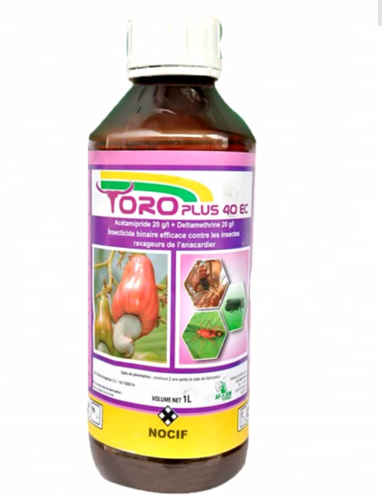 Insecticide liquide TORO PLUS 40 EC 1 litre – Anacarde – TmBusiness